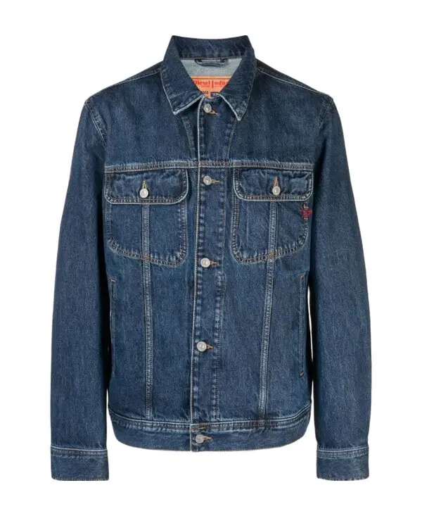 DIESEL® D-barcy Denim Jacket - Blue