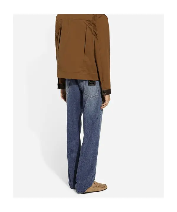 Dolce & Gabbana Logo Tag Jeans - Blue