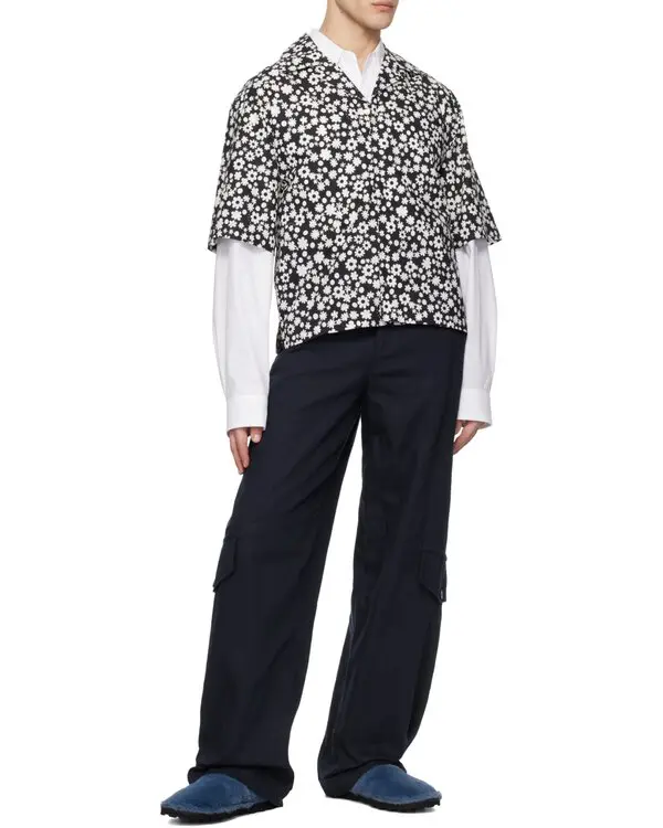 Marni Faux Fur Slip-on Loafers - Blue