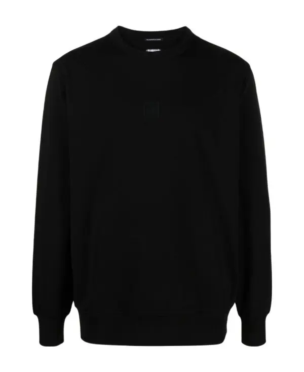 C.P. COMPANY Stretch Fleece Long-sleeved Sweatshirt - Black