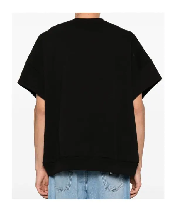 Dolce & Gabbana Dolce Gabbana Logo Embossed Cap Sleeved Sweatshirt