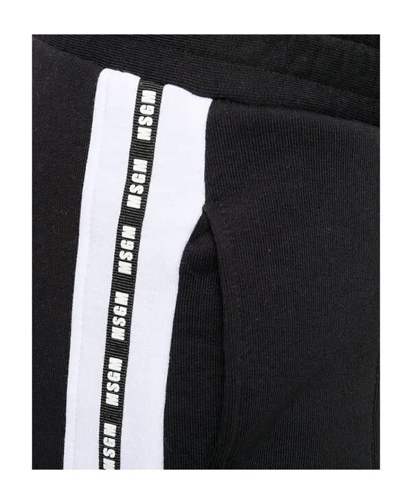 MSGM Logo Striped Sweatpants