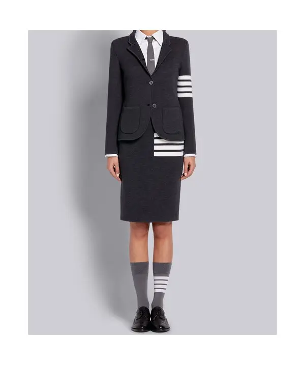 Thom Browne 4-bar Merino Wool Jacket