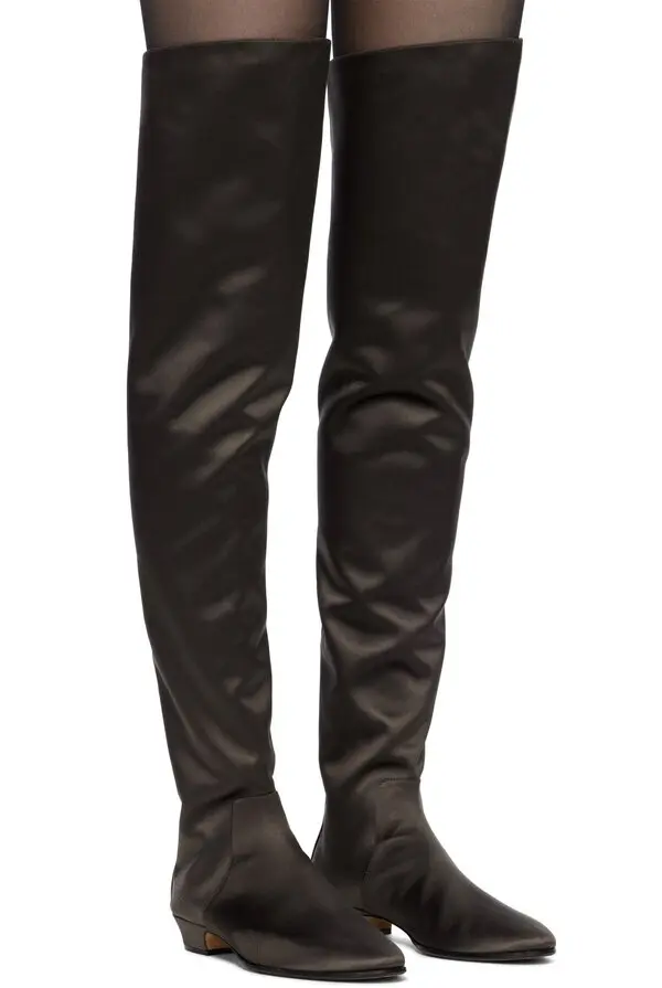 THE ROW Over-the-knee Zip Up Boots