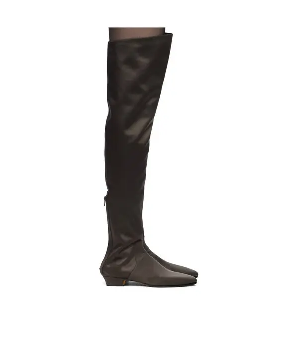 THE ROW Over-the-knee Zip Up Boots