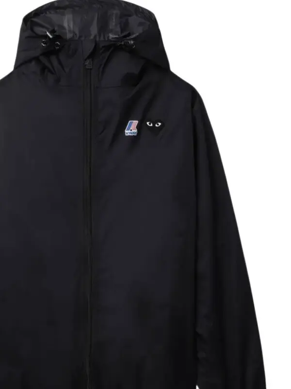 Play Comme Des Garcon Zip Up Hooded Jacket