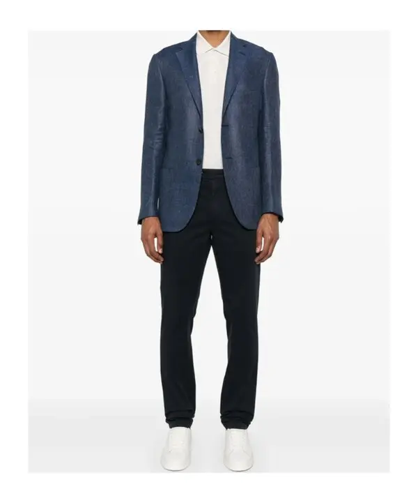 Canali Belt Loops Slacks - Black