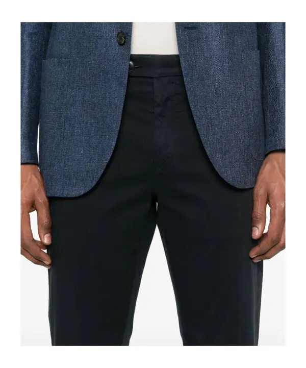 Canali Belt Loops Slacks - Black