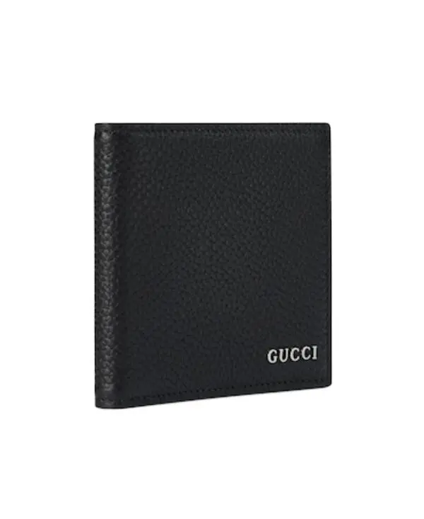 Gucci Logo Lettering Bi-fold Wallet