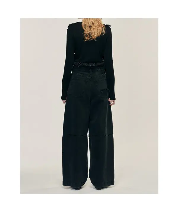 Simone Rocha Long Sleeve T-shirt With Satin Bow Detail