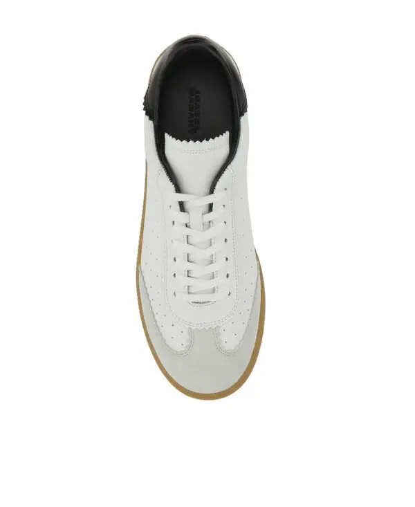 Isabel Marant Étoile Round Toe Lace-up Sneakers - White