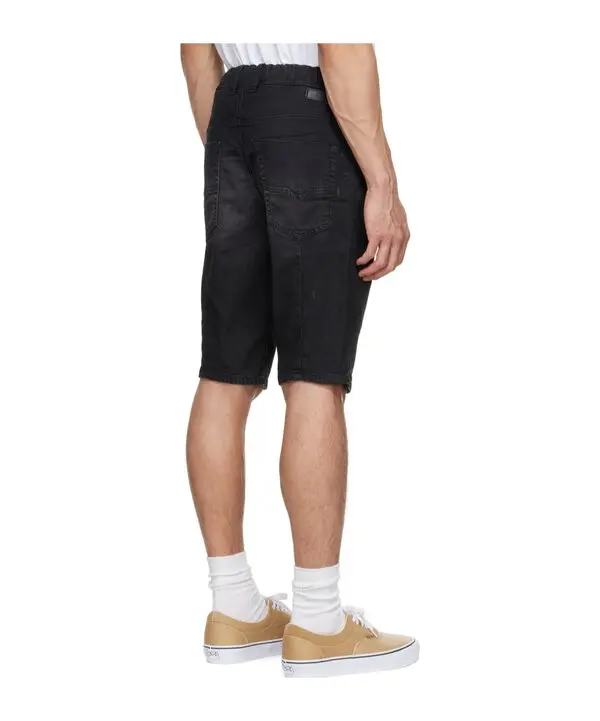 DIESEL® Drawstring Distressed Denim Shorts