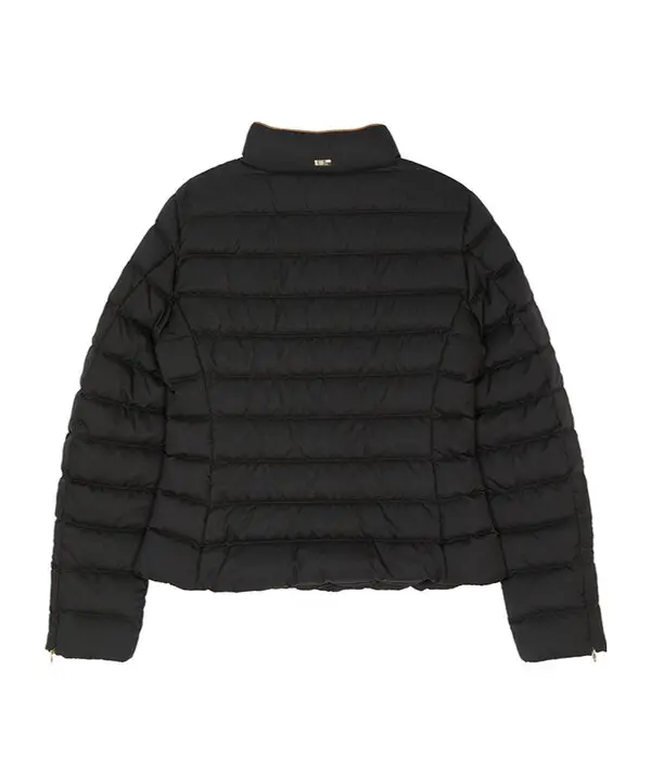 Herno Long-sleeved Down Jacket With Zip Cuffs