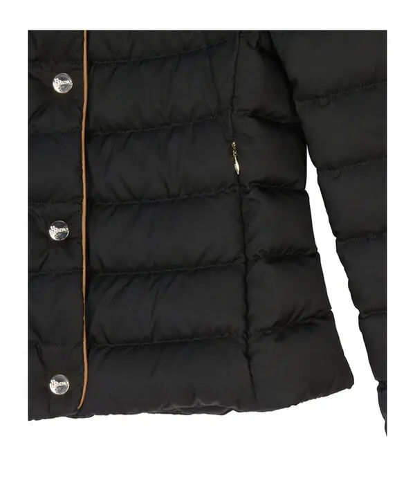 Herno Long-sleeved Down Jacket With Zip Cuffs