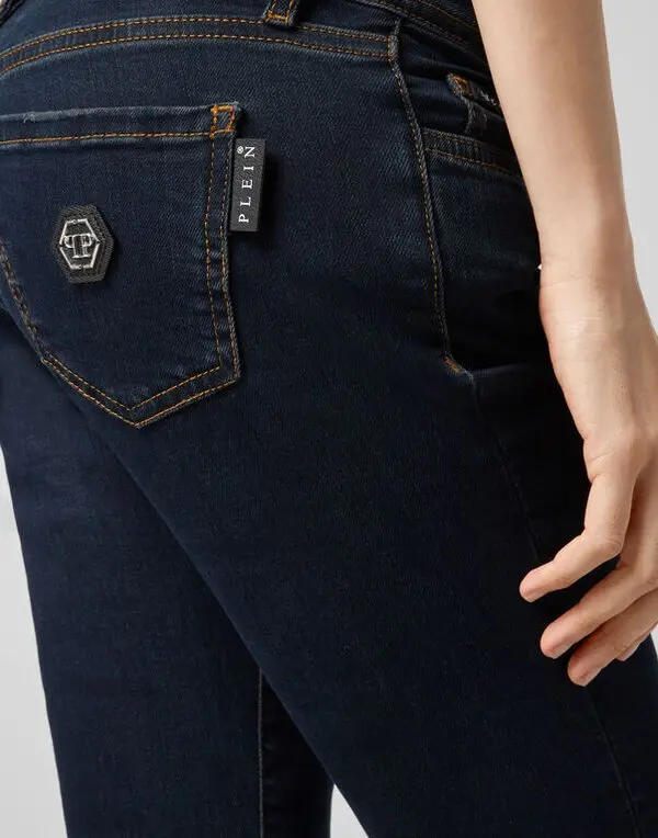 Philipp Plein Jeans With Logo Detail