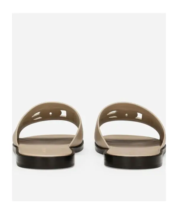 Dolce & Gabbana Dg Cut-out Detailed Slides - Beige
