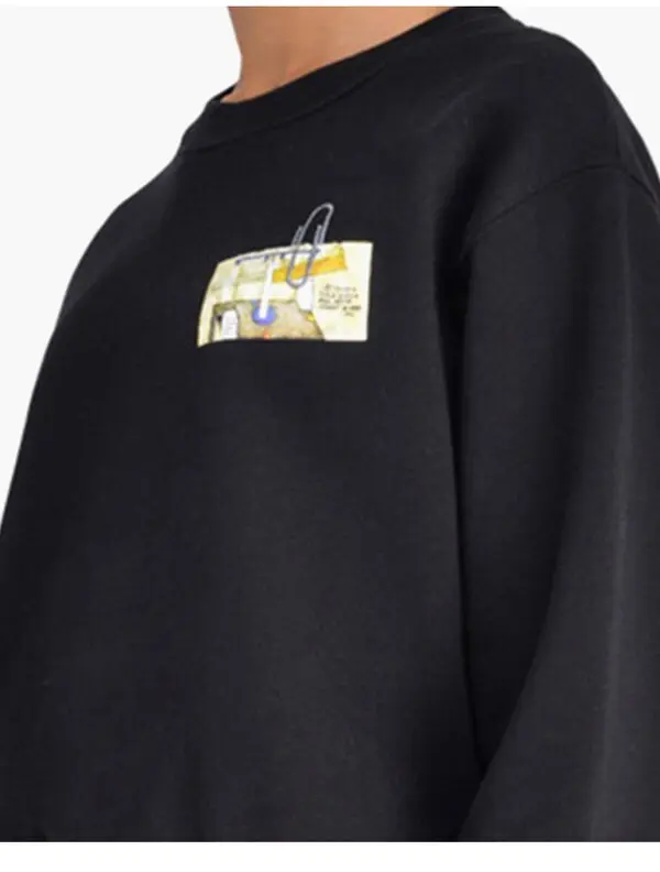 Off-White Crew Neck Long Sleeve Sweater