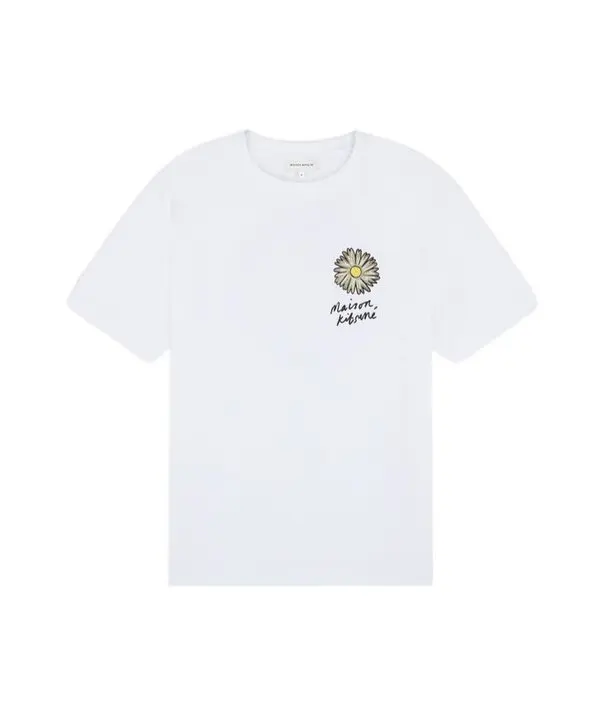 Maison Kitsuné Flower Printed Crewneck T-shirt