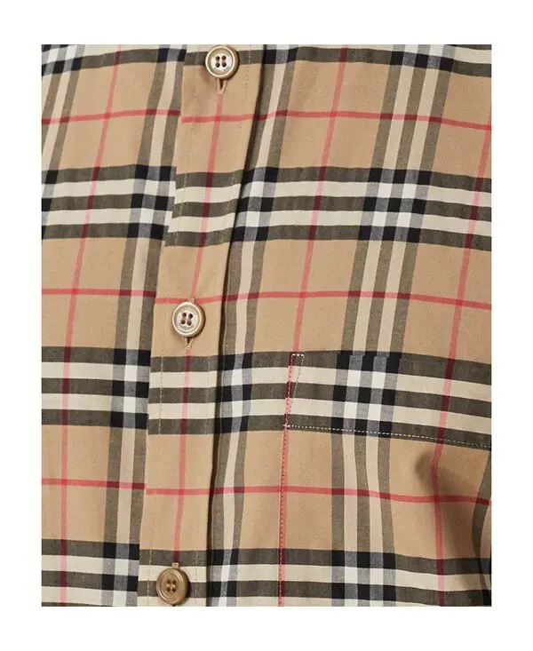 Burberry Checked Long-sleeved Shirt