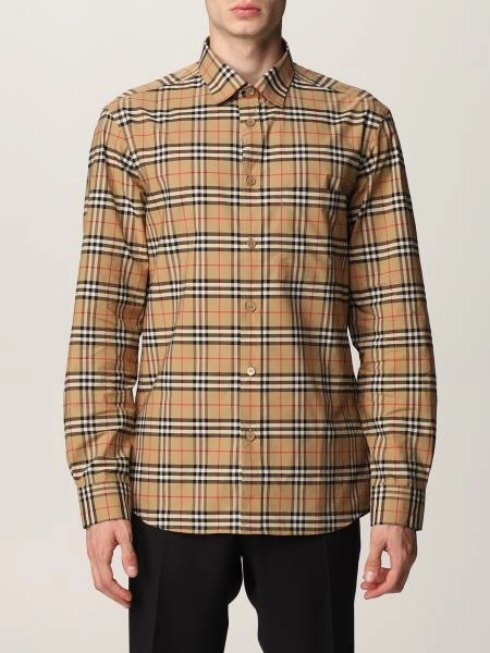 Burberry Checked Long-sleeved Shirt