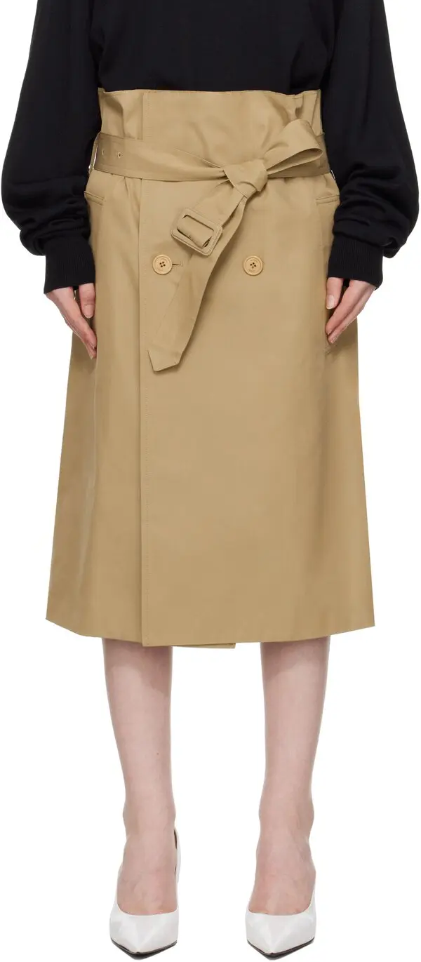 Vetements Deconstructed Trench Skirt