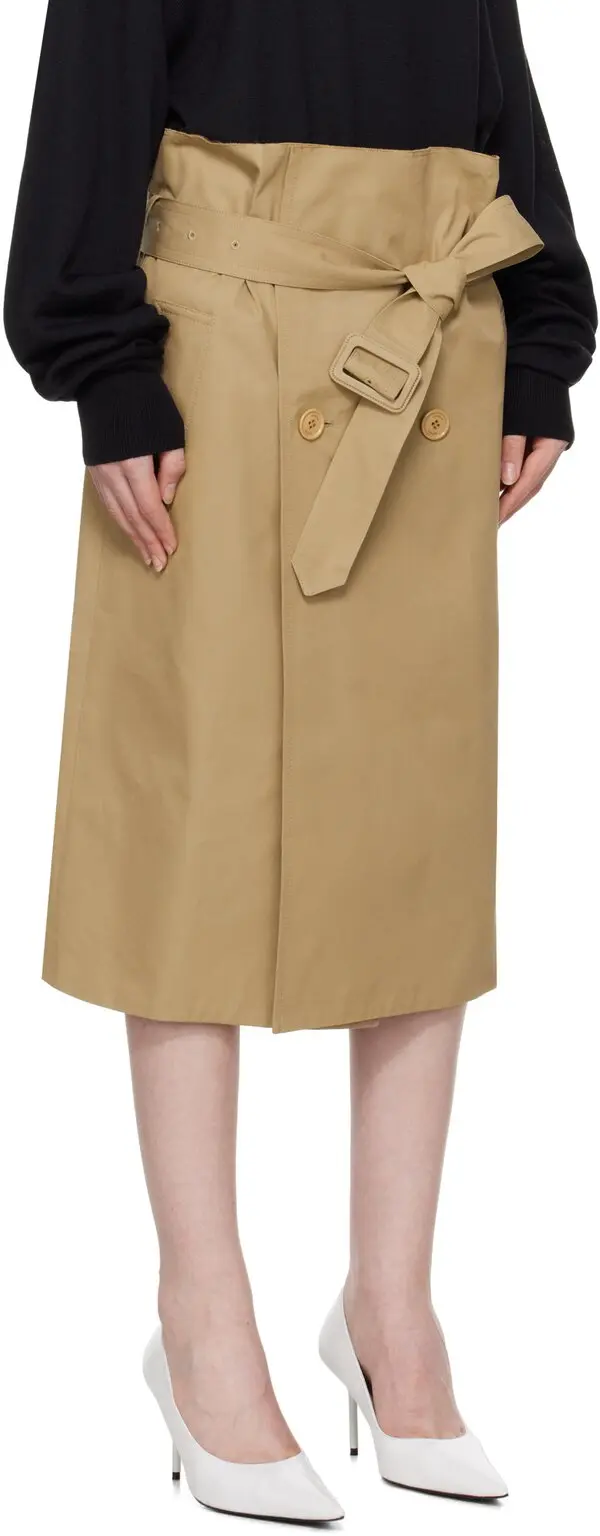 Vetements Deconstructed Trench Skirt