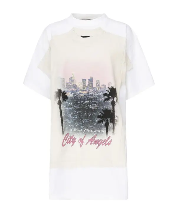 Balenciaga City Of Angels Oversized T-shirt