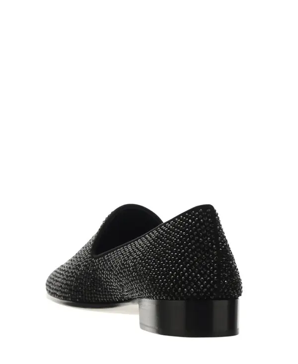 GIUSEPPE ZANOTTI Embellished Round Toe Loafers
