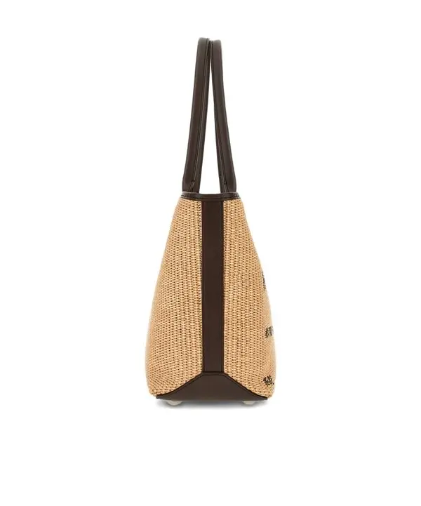 Hogan Tote Bag With Printed Logo - Nude