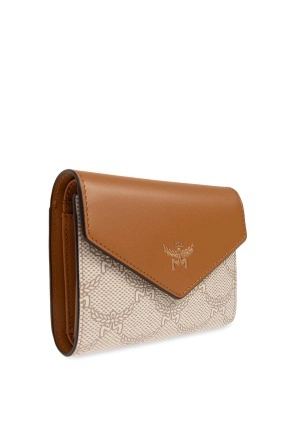 Mcm Logo-printed Tri-fold Wallet