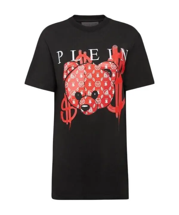 Philipp Plein Logo Details T-shirt - Black