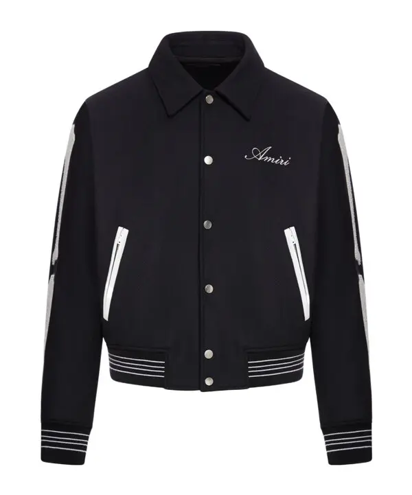 Amiri Embroidered Bone Jacket