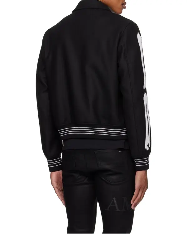 Amiri Embroidered Bone Jacket