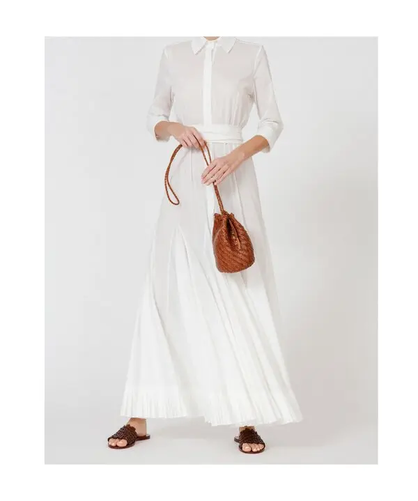 Dragon Diffusion Pompom Double Jump Bucket Bag - Tan