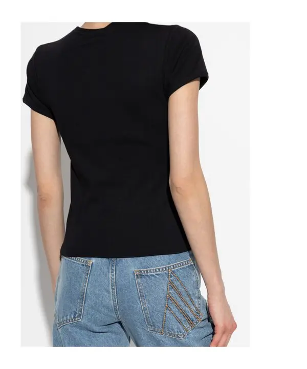 Coperni Cut-out Detail Short Sleeve Top