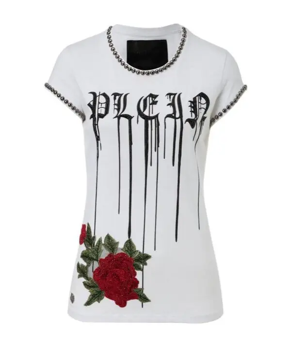 Philipp Plein Logo Details T-shirt - White