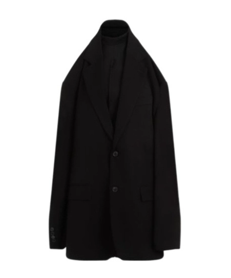 Balenciaga Suspended Tailored Dress - Black