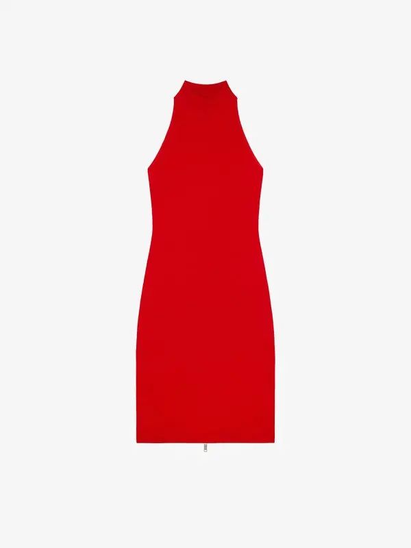Givenchy Sleeveless High Neck Knit Dress