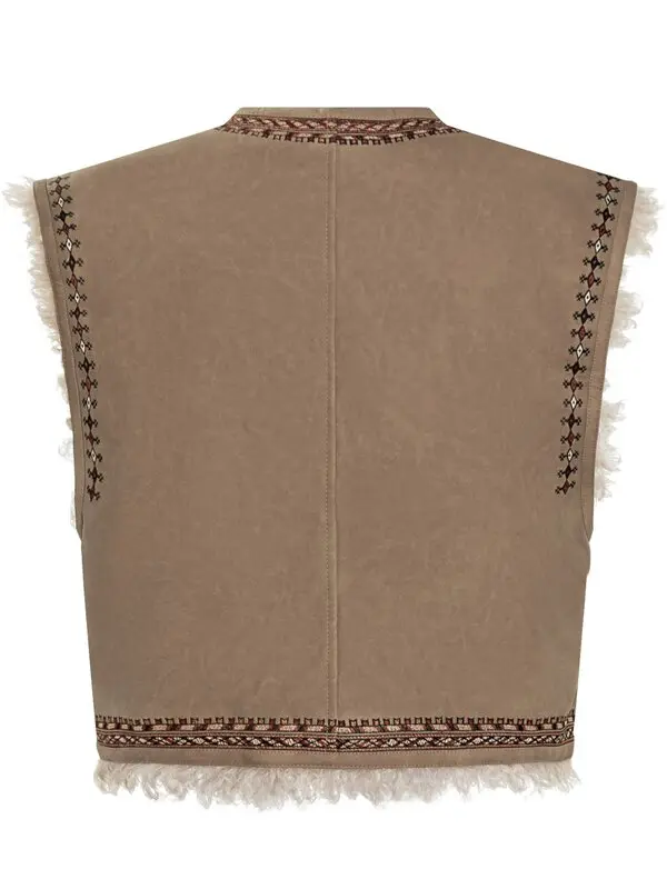 Isabel Marant Étoile Sleeveless Vest With Embroidered Details