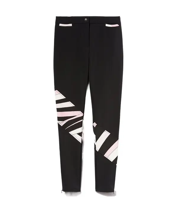 Emilio Pucci Iride Printed Trousers - Black