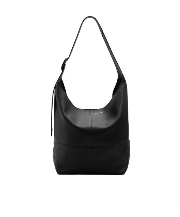 Ami Taurillon Leather Etienne Crossbody Bag - Black