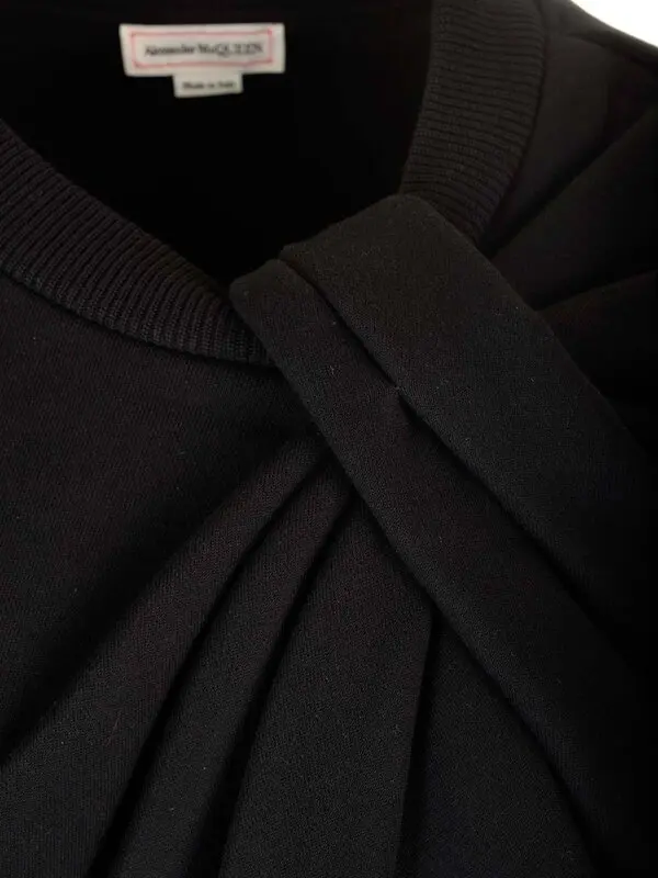 Alexander McQueen Knot Detail Crewneck Sweatshirt