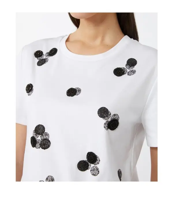 Max Mara Embellished Crewneck T-shirt