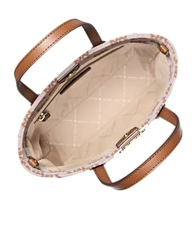 Michael Kors Vincent Small Logo Jacquard Convertible Tote Bag With Card Case