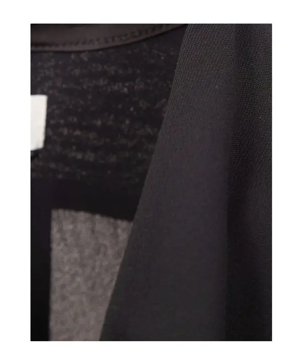 Elisabetta Franchi Sleeveless High-neck Draped Top - Black