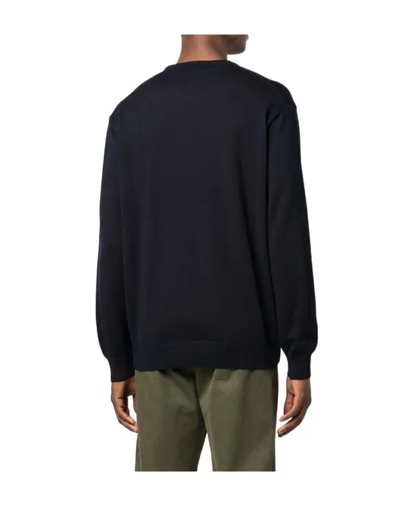 PAUL  SHARK Paul & Shark Virgin Wool Embroidered Logo Sweater