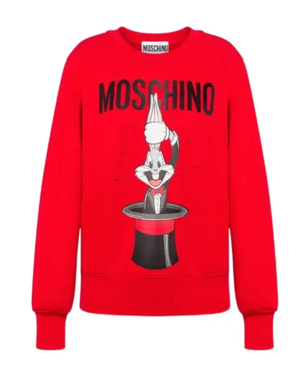 Moschino Bugs Bunny Print Sweatshirt