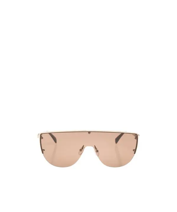 Alexander McQueen Skull Detailed Sunglasses - Nude