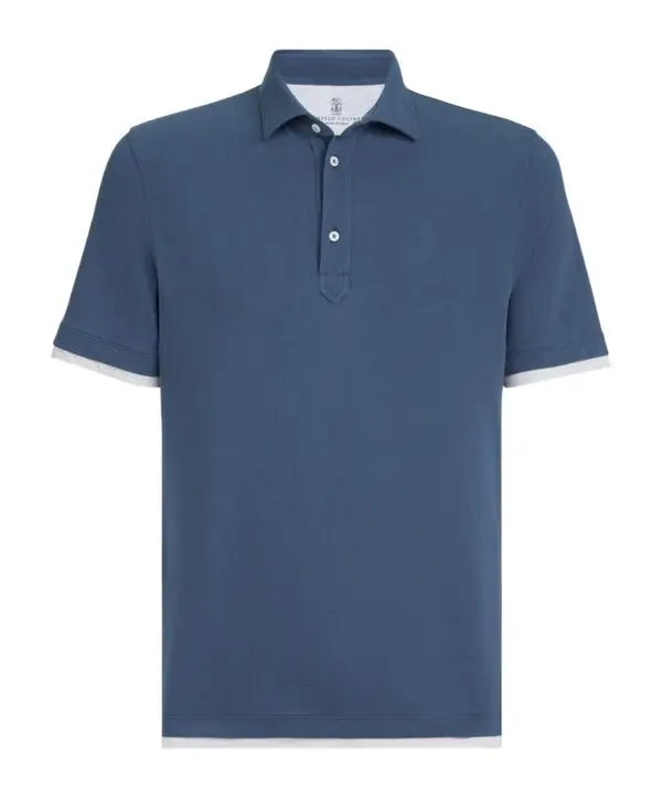 Brunello Cucinelli Short-sleeved Polo Shirt