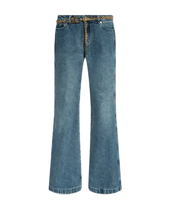 Michael Kors Belted Flare Jeans